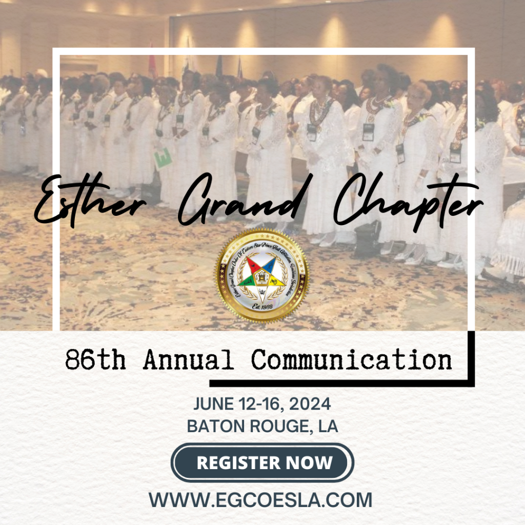 Esther Grand Chapter, OES, PHA – Louisiana Jurisdiction